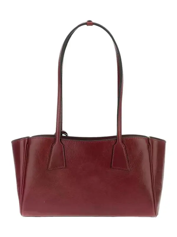HIDESINS Crinkled-leather Shoulder Bag - Red