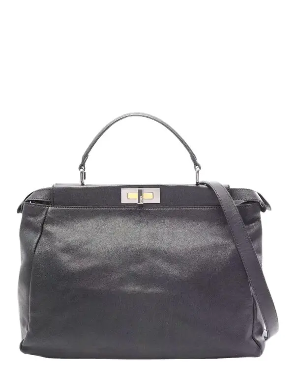 Fendi 2000s Peekaboo Tote Bag - Black