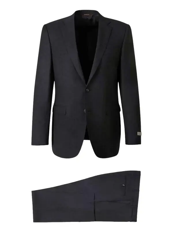 Canali Single-breasted Notched-lapels Suit - Grey