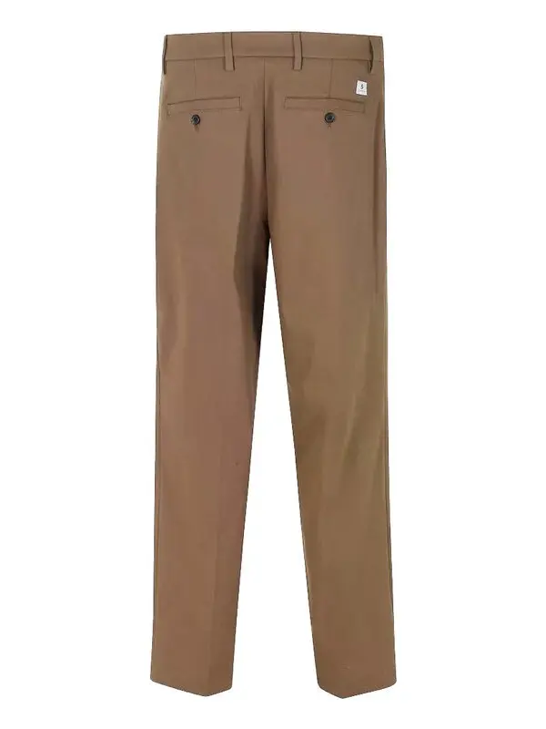 DEPARTMENT 5 Logo-patch Trousers - Brown