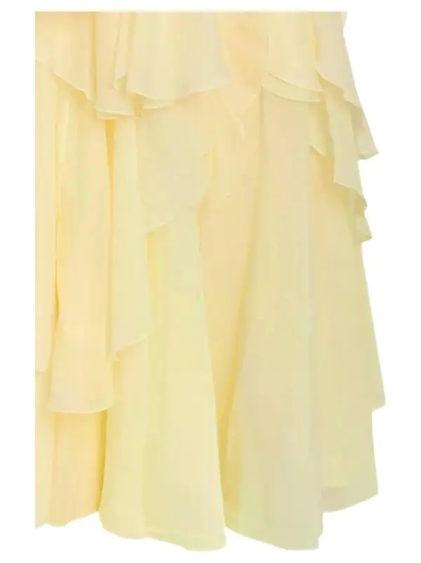Aje Pandorea Layered Maxi Dress - Yellow