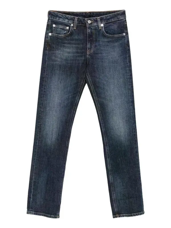 DONDUP Coco Faded Straight-leg Jeans - Blue