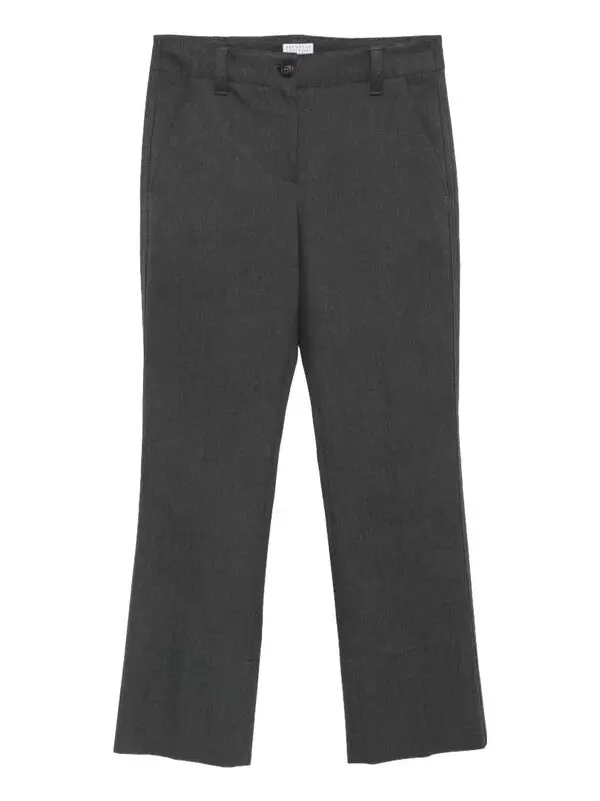 Brunello Cucinelli Flared Trousers - Grey