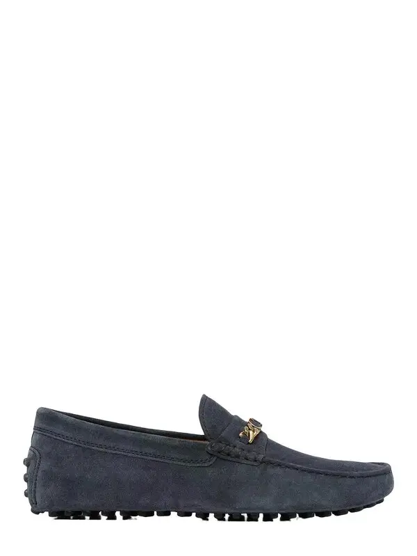 TOD'S Slip-on Suede Loafers - Blue