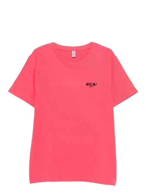 Moschino Logo-print T-shirt - Pink