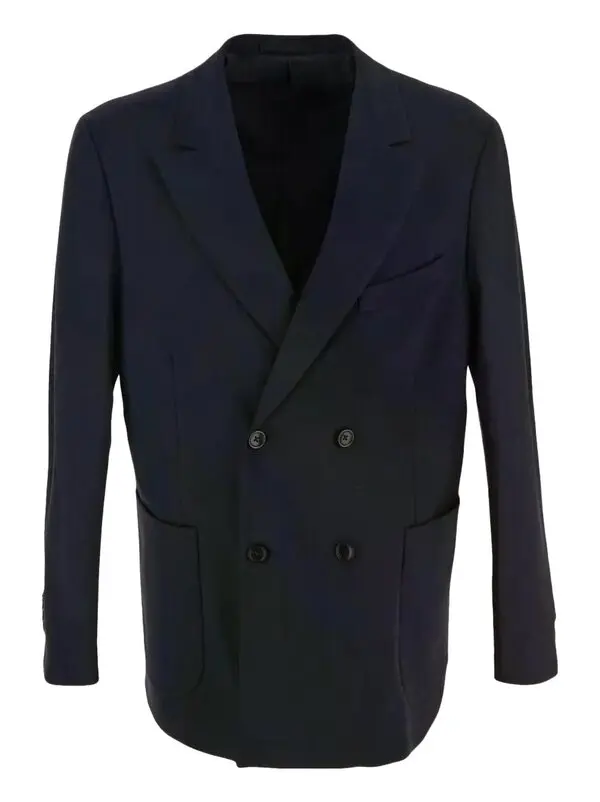 SEVEN GAUGE Double-breasted Blazer - Blue