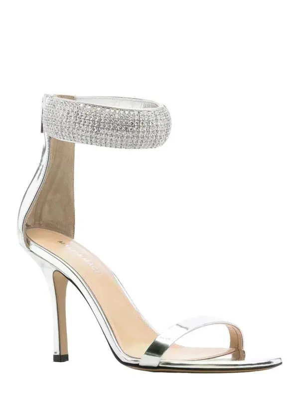 Mach & Mach She's A Lady Heeled Sandals - Silver