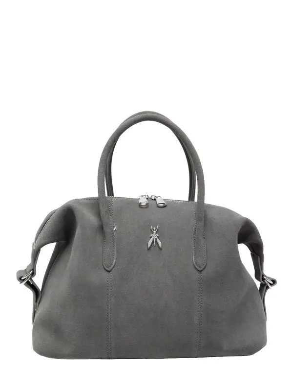 Patrizia Pepe New Business Suede Tote Bag - Grey