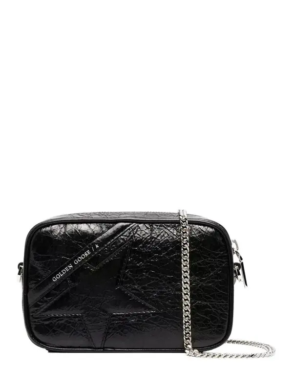 GOLDEN GOOSE Mini Star Cross Body Bag - Black