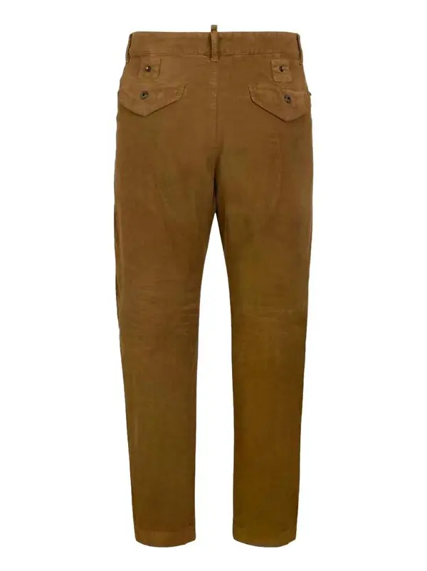 Dsquared2 Corduroy Carrot Fit Trousers - Brown