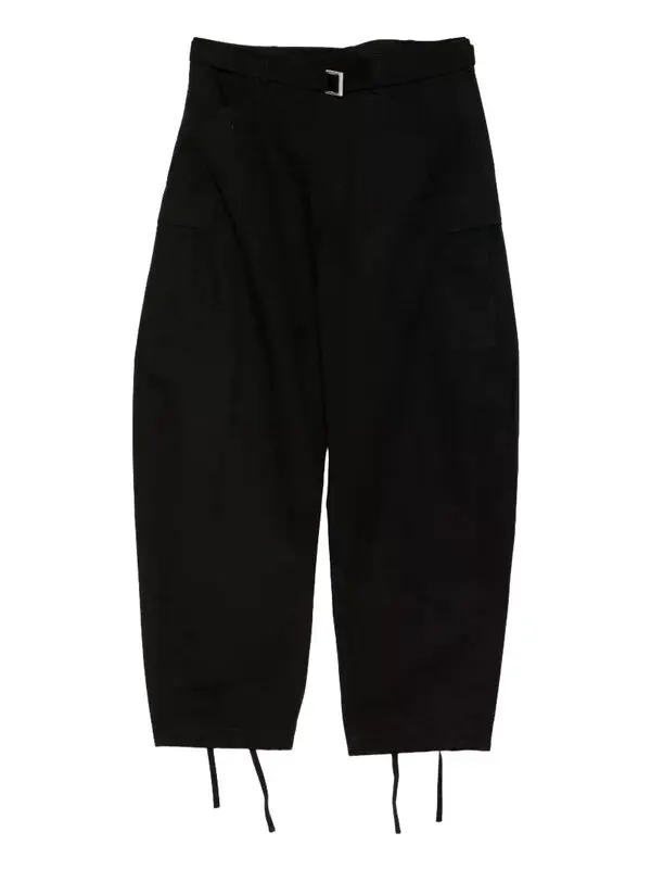 Sacai Belted Cargo Pants - Black