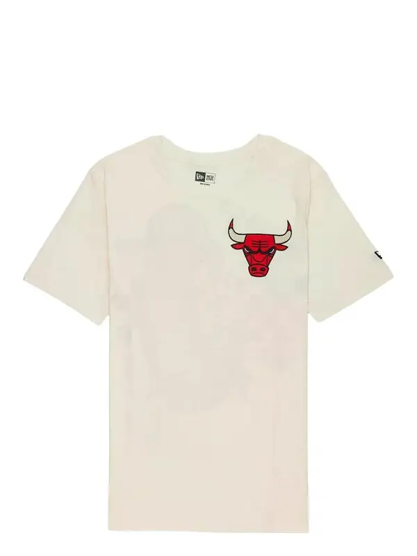 New Era Chicago Bulls Graphic-print T-shirt - Neutrals