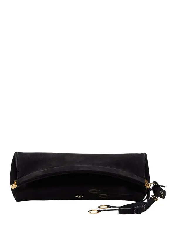 Alaïa Le Click Leather Clutch - Black