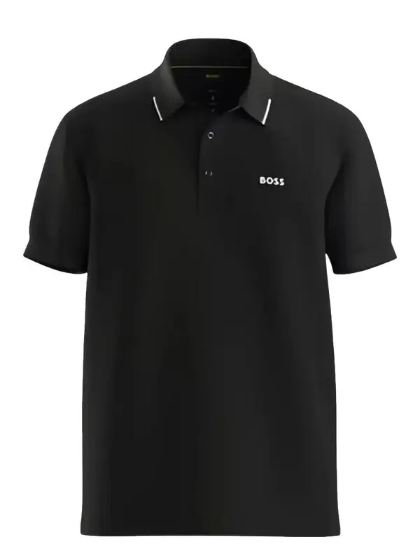 BOSS Paddy Cotton-piqué Polo Shirt - Black
