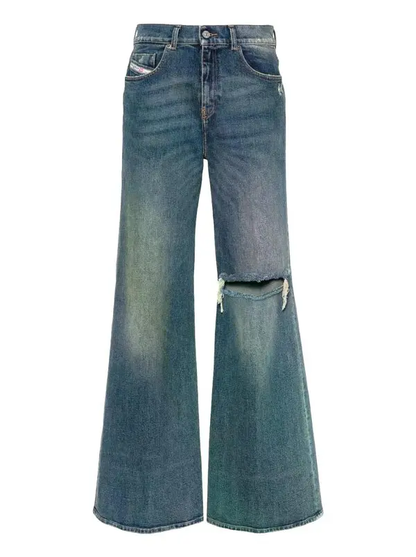 DIESEL® 1978 D-akemi Wide-leg Jeans - Blue