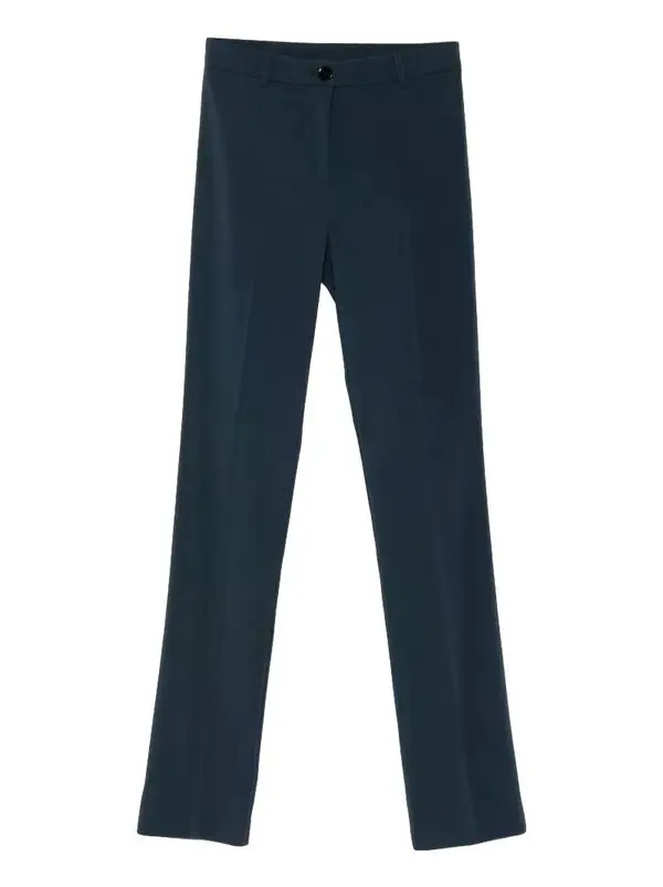 Patrizia Pepe Button-fastening Slim-fit Trousers - Blue