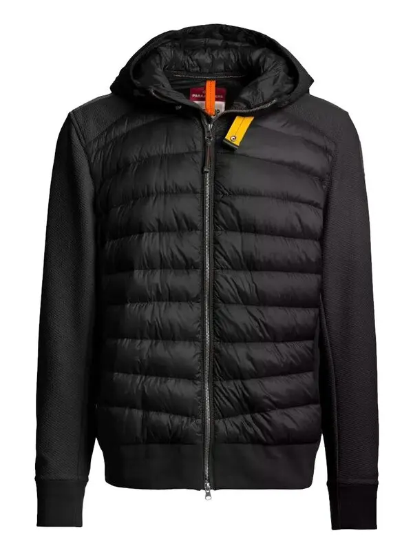 PARAJUMPERS Buck Hybrid Hooded Jacket - Black