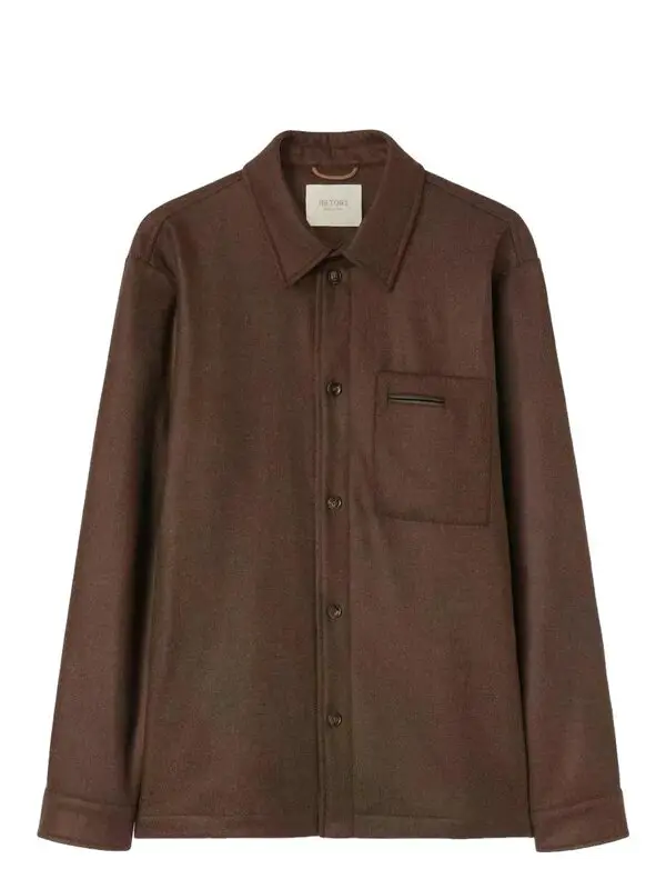 RETORI Light Paded Flannel Coat - Brown