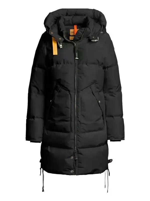 PARAJUMPERS Long Bear Hooded Parka Coat - Black