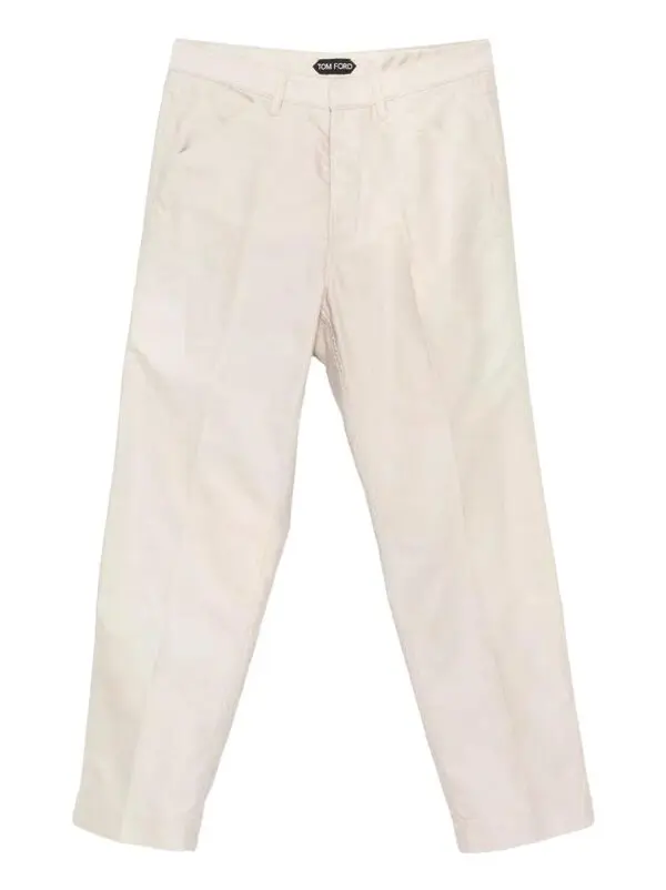 TOM FORD Satin Carpenter Trousers - Neutrals
