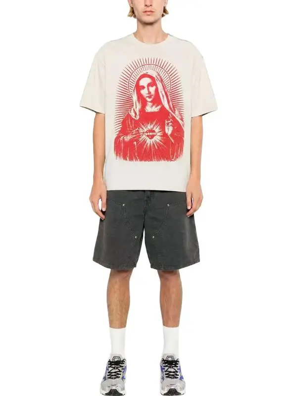 MELT Graphic-print T-shirt - Neutrals