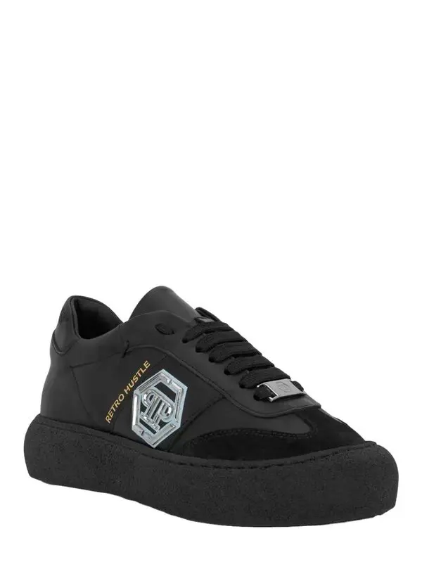 Philipp Plein Retro Hustle Sneakers - Black