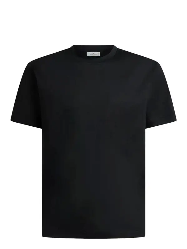 Etro Pegaso-embroidered T-shirt - Black