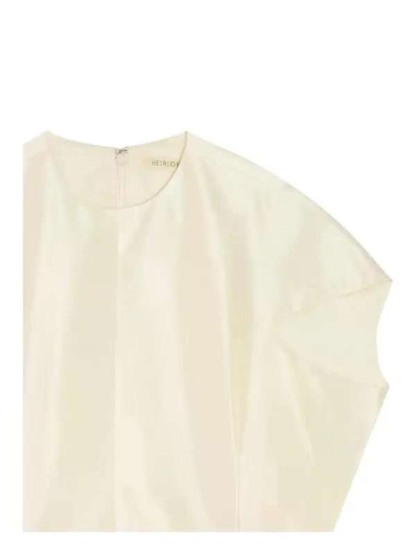 HEIRLOME Cut-out Panelled Top - White