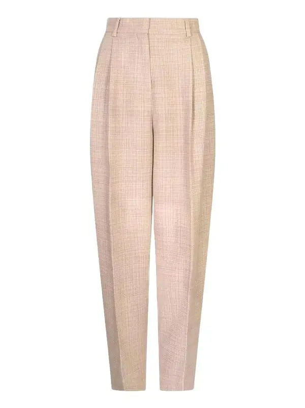 Fabiana Filippi Pleated Tapered Trousers - Neutrals