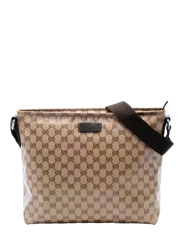 Gucci 2016-2026 Gg Crystal Crossbody Bag - Neutrals