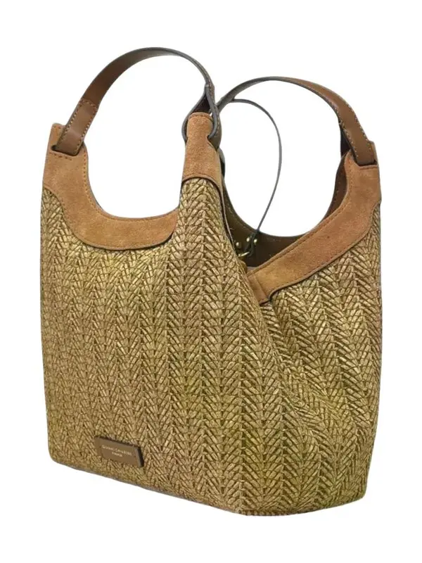 GIANNI CHIARINI Medium Dua Woven Tote Bag - Neutrals