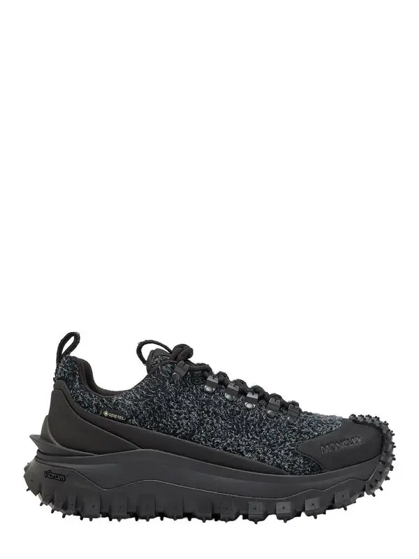 Moncler Trailgrip Apex Gtx Brushed Suede Sneakers - Blue
