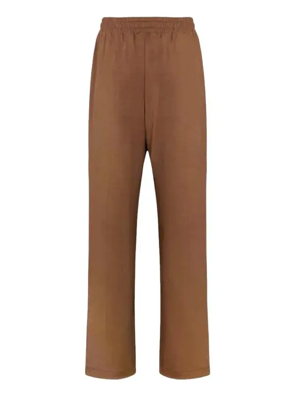 HINNOMINATE Pintuck Jersey Trousers - Brown
