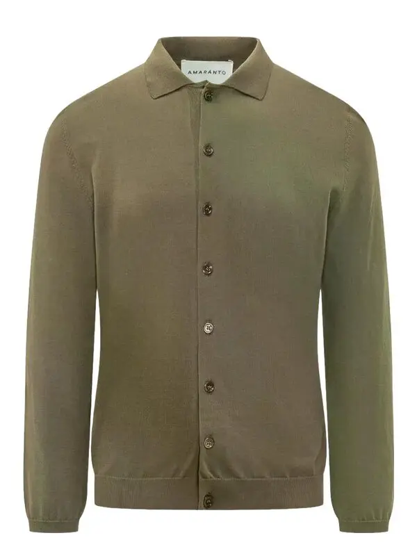 AMARANTO Button-up Cardigan - Green
