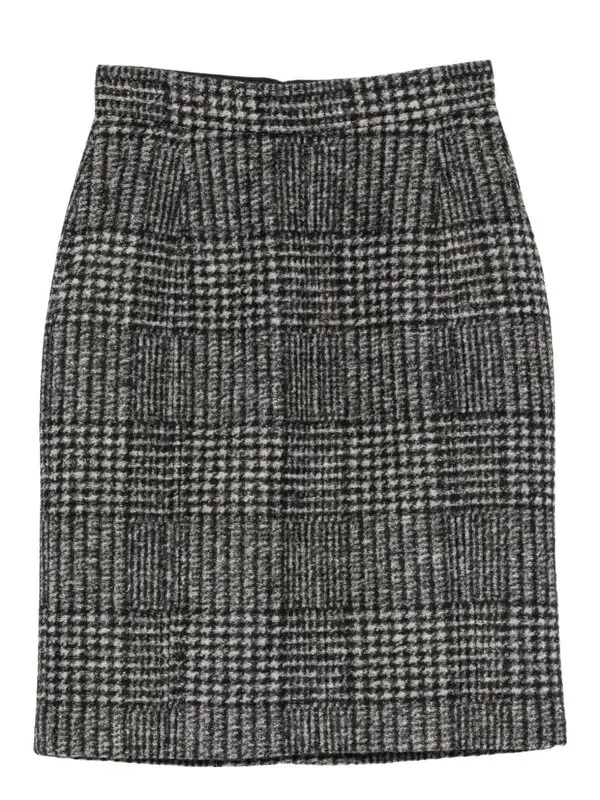 N°21 Prince Of Wales Check Skirt - Grey