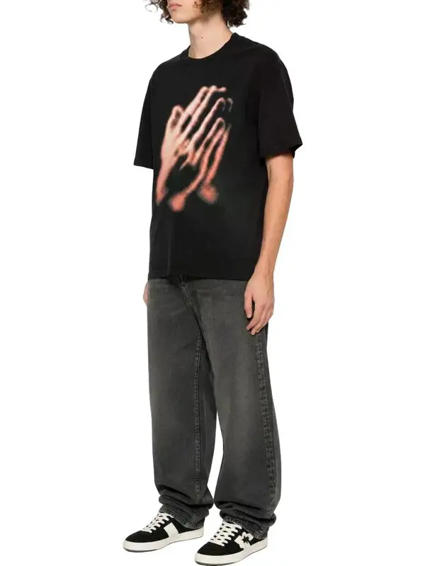 MELT Graphic-print T-shirt - Black