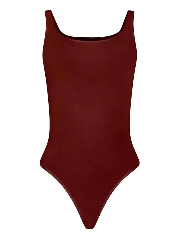 Wolford Jamaika Scoop-neck Bodysuit - Red