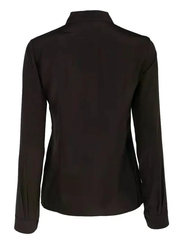 NILI LOTAN Simone Long-sleeves Shirt - Brown
