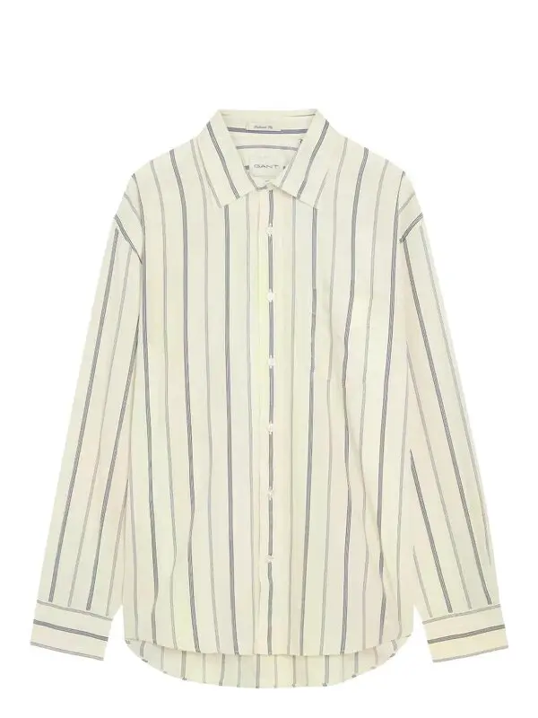 Gant Striped Long-sleeve Shirt - Neutrals
