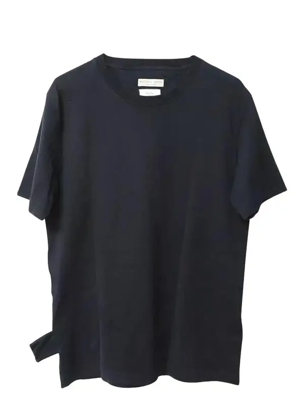 Bottega Veneta Ribbed Crew Neck T-shirt - Black