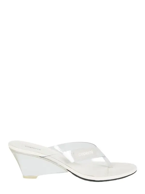 Coperni Lift Flip Flops - White