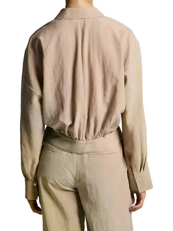 Vince Blouson-back Shirt - Neutrals