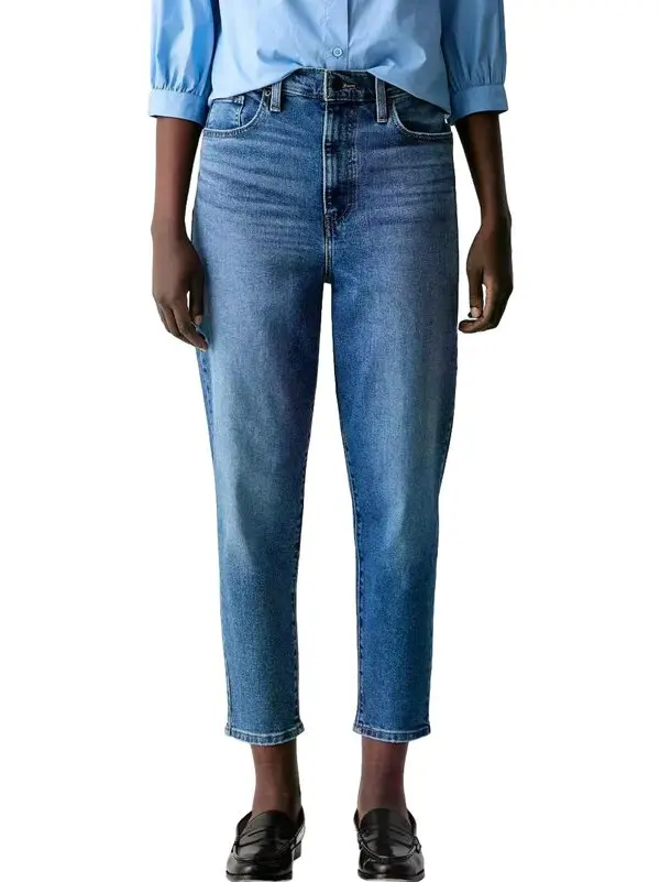 LEVI'S High-waisted Cropped Jeans - Blue