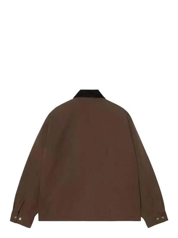 Carhartt Work In Progress Quentin Corduroy-collar Jacket - Brown