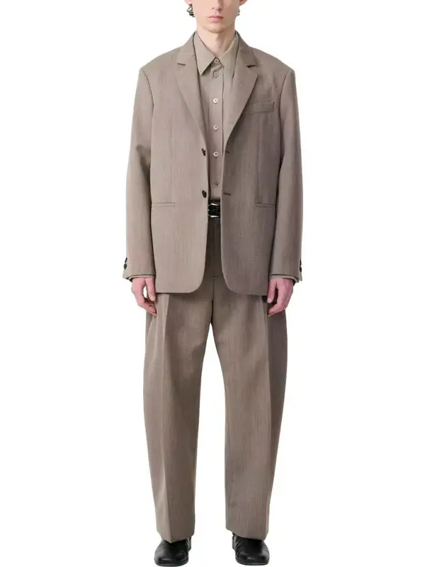 Studio Nicholson Roversi Wool Blazer - Brown