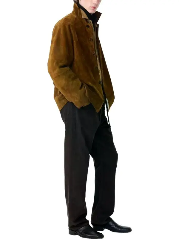 Studio Nicholson Bowe Suede Jacket - Brown