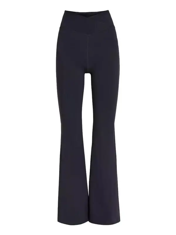 TALA Dayflex Wrap-waist Flared Trousers - Blue