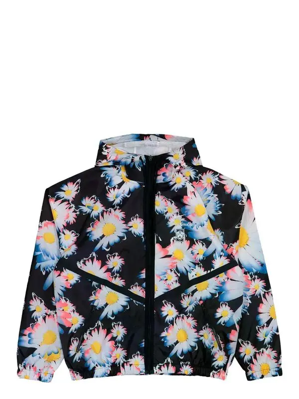 Nike Peaceminusone Anthem Floral-print Jacket - Black