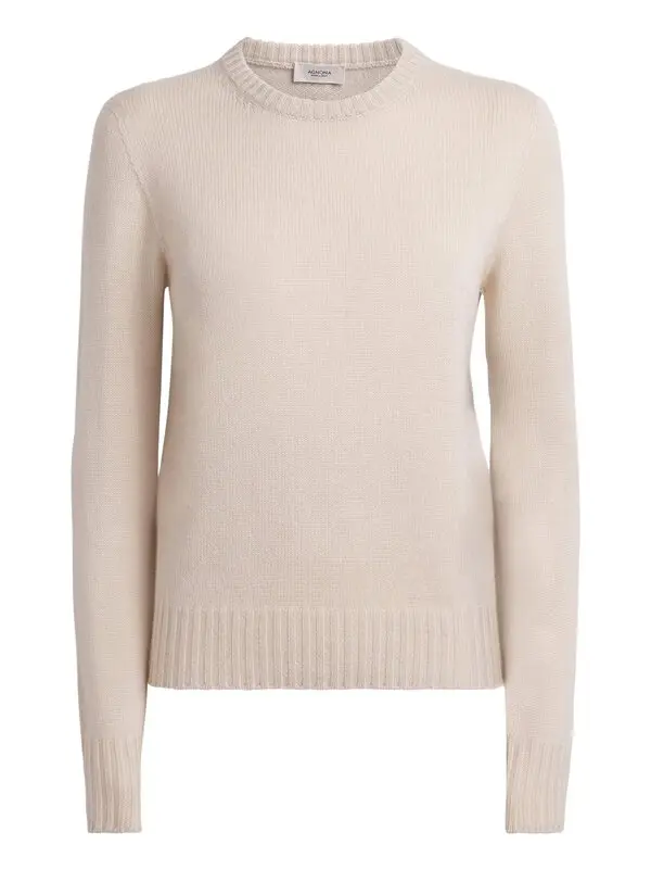 Agnona Cashmere Sweater - Beige