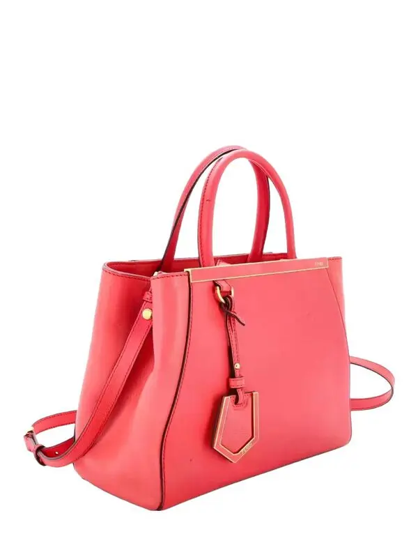 Fendi 2jours Leather Petite Satchel - Pink